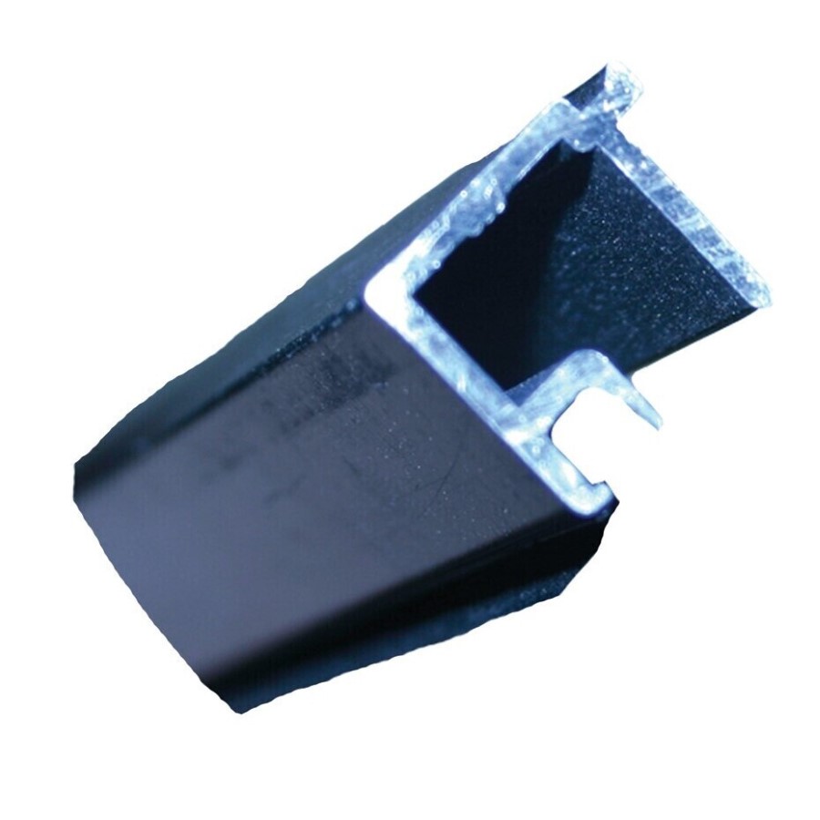 Door Controls USA | GLASS STOP W/VINYL1/4in BZ D/G