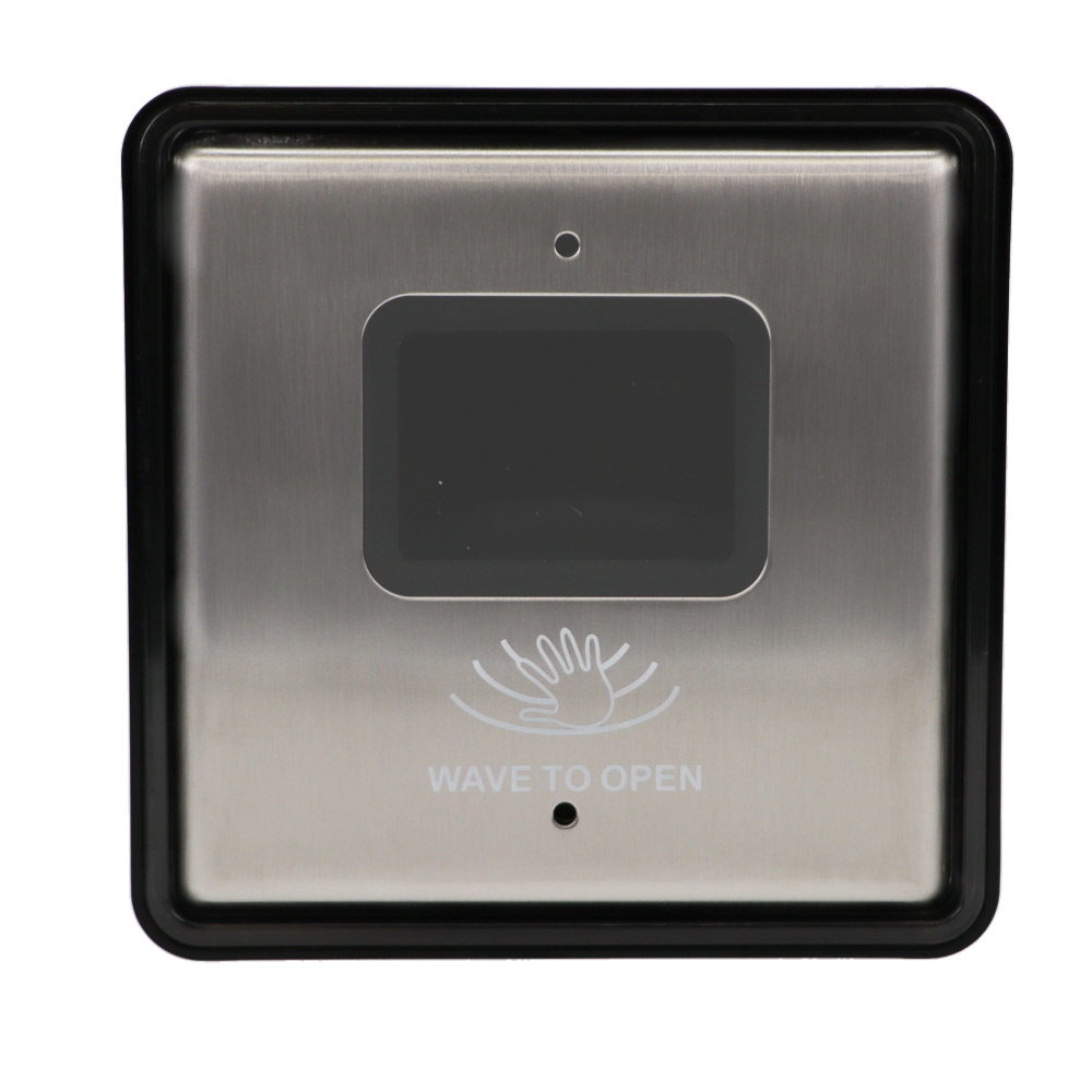 Door Controls USA | HARDWIRED INFRARED SS TOUCHLESS WAVE SWITCH W/BOX
