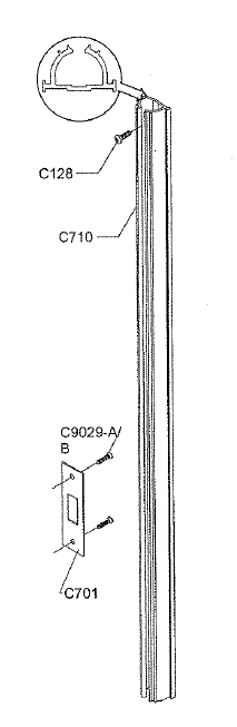 C0710 HORTON NOSING-ICU, SMOKE RATED | Door Controls USA