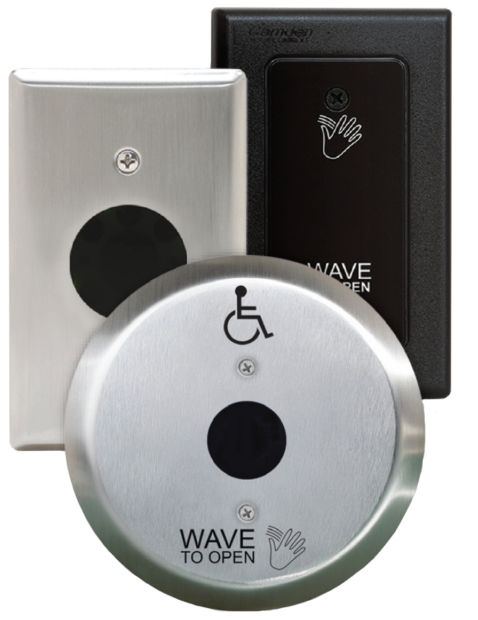 Door Controls USA | 'SHORT RANGE' HANDS-FREE SWITCH, WIRED, W/ 1 RELAY