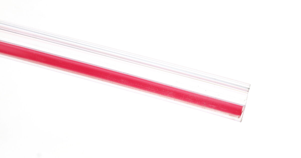 1009673LLCL BESAM GUTTER, 1in OFFSET CLEAR | Door Controls USA