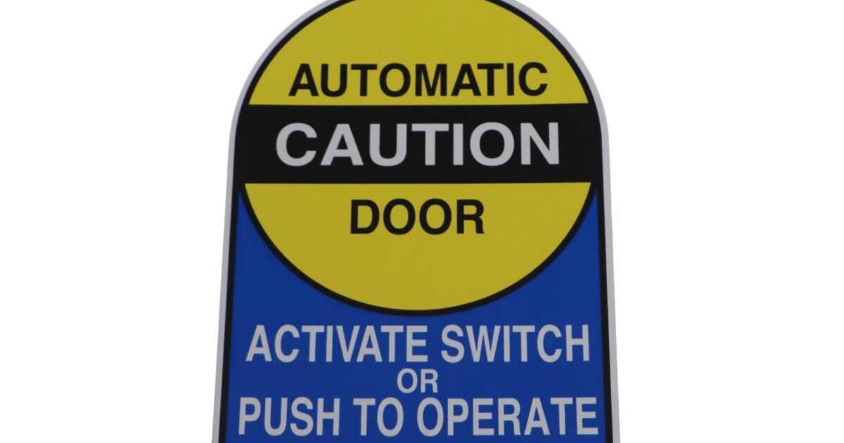 C7282 HORTON DECAL, CAUTION PTO/AS | Door Controls USA