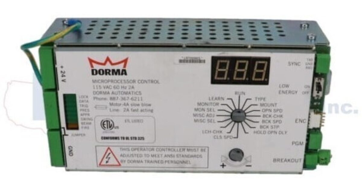 RDS2625 DORMA ED400 CONTROL (6-HOLE OP) | Door Controls USA